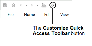 ViewX and Virtual ViewX Clients Guide - Quick Access Toolbar (ViewX Client)